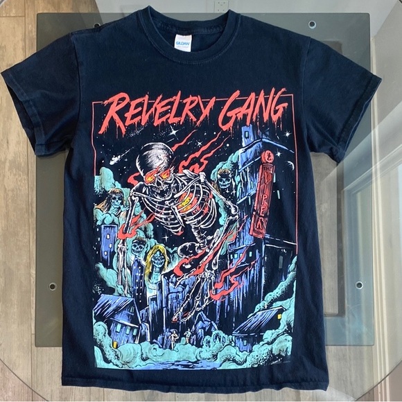 Gildan | Shirts | Revelry Gang Band Graphic Tee Tshirt Size S | Poshmark